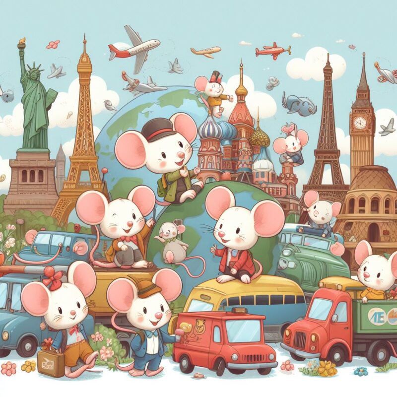Cuento La Gran Aventura de la Familia Ratón - cuentosparatodos.com